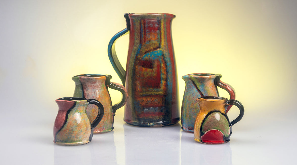 Irish Pottery Jugs in a range of sizes – Dingle Pottery